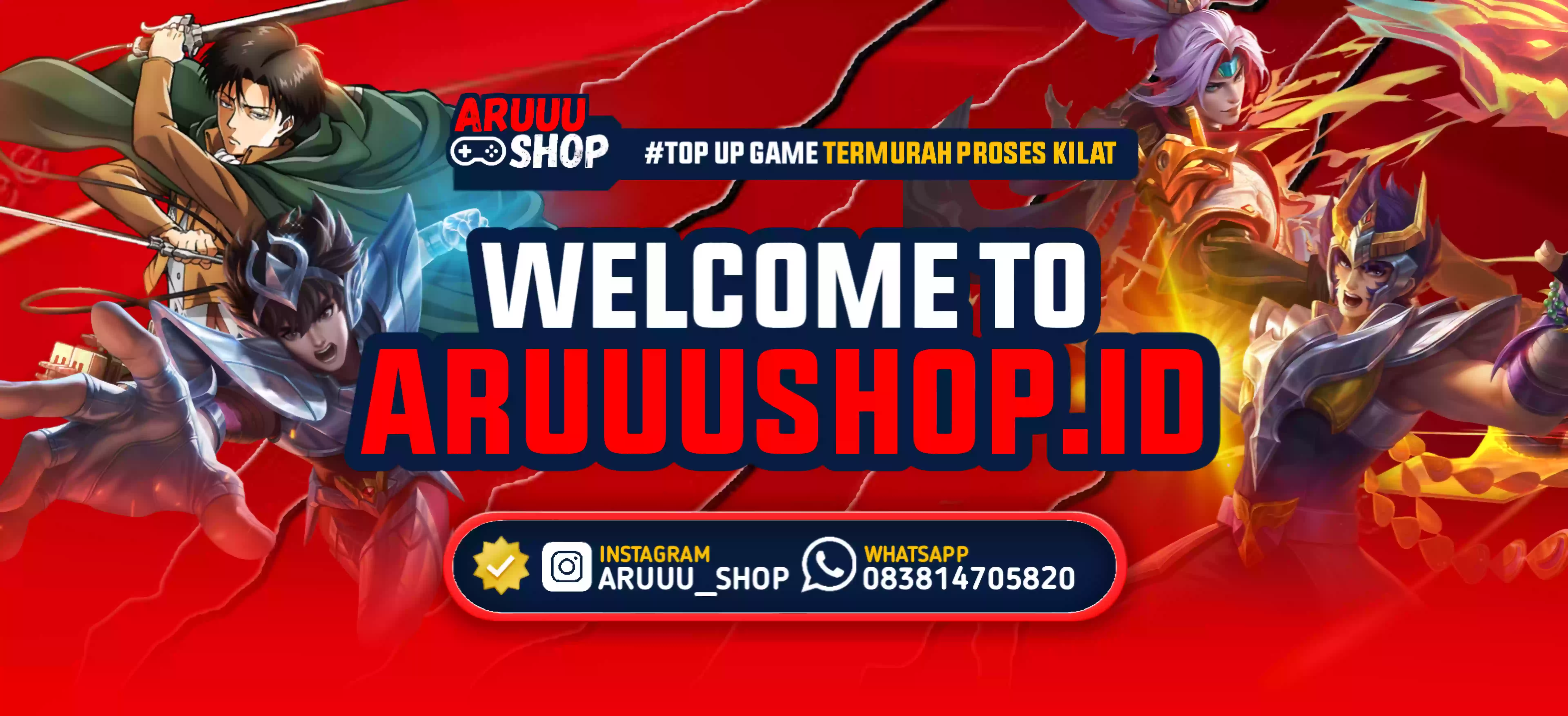 Topup game terpercaya - Aruuu shop